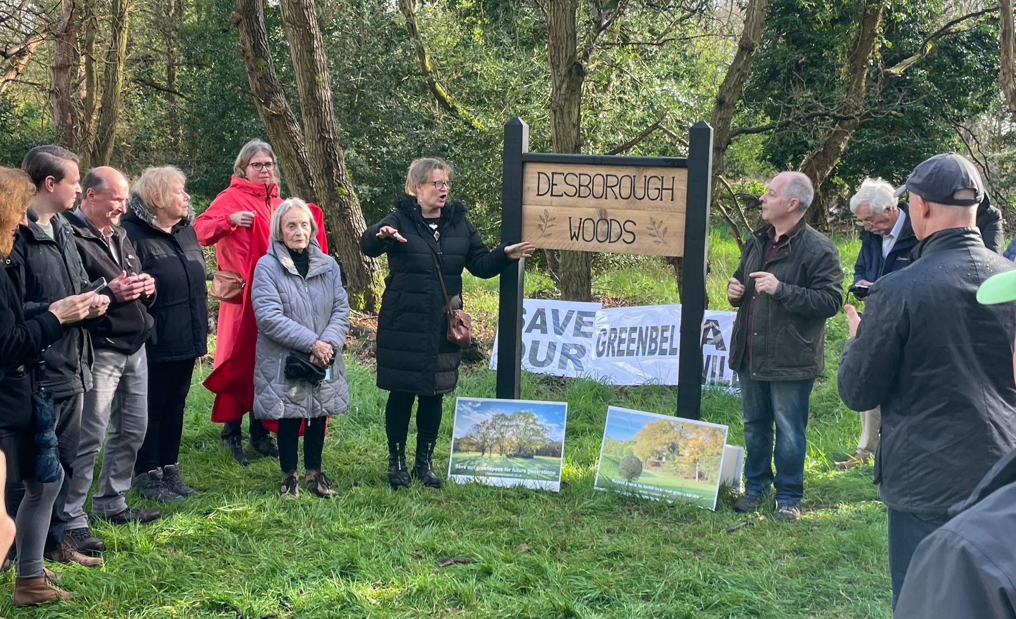 Photos from our woodland naming event - Maidenhead Great Park